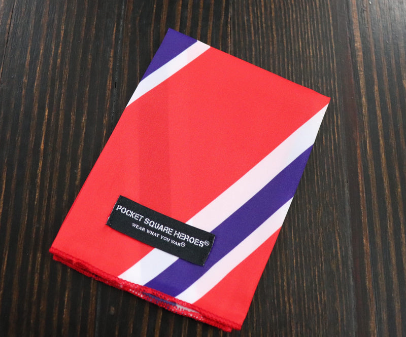 Coast Guard Branch Colors Pocket Square – Pocket Square Heroes